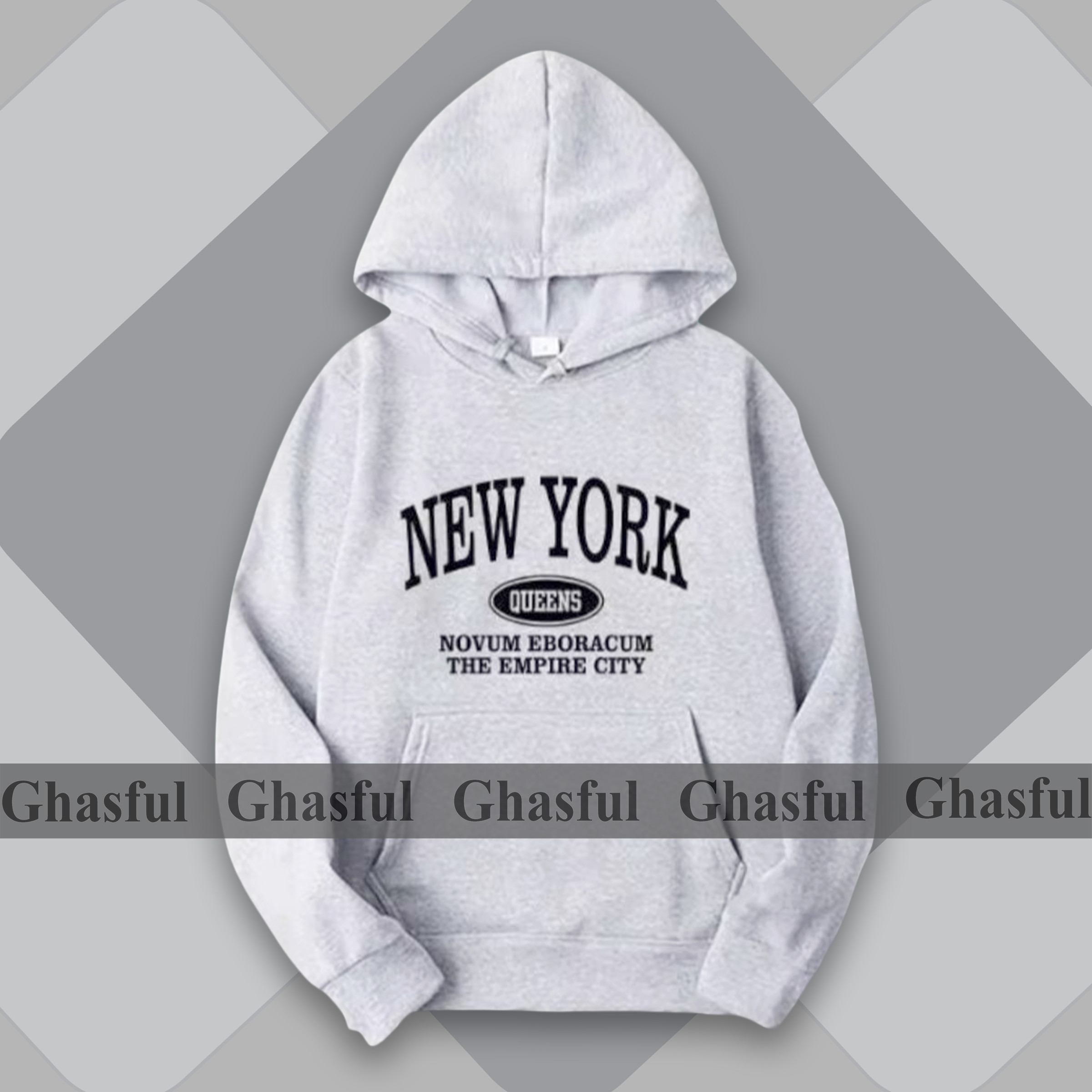 প্রিমিয়াম কোয়ালিটির স্টাইলিশ ও আরামদায়ক হুডি_ E. সাদা & N. এস. || 1470